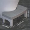 Ergonomic Nonslip Bathroom Squat Toilet Stool Portable Poop Step ...