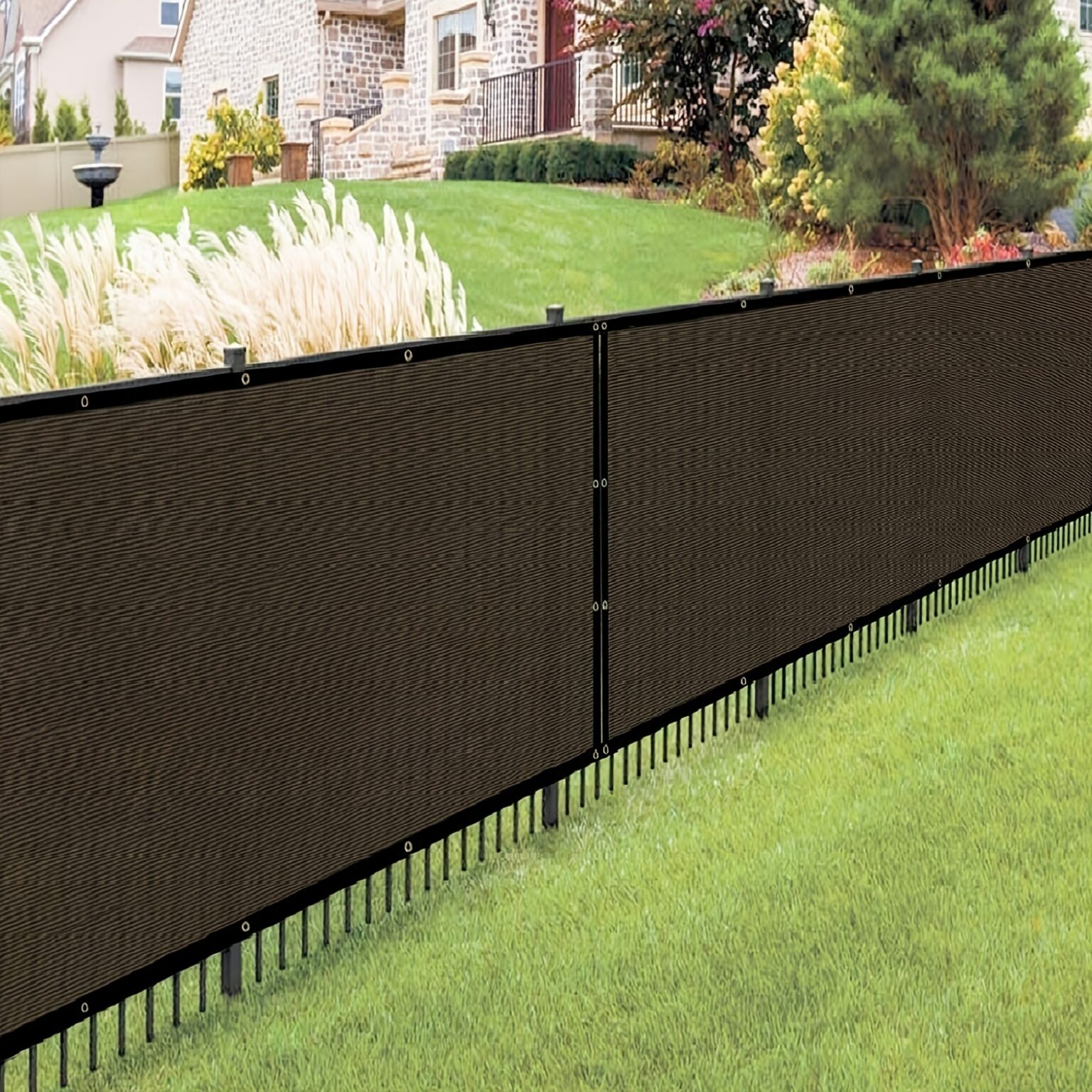 80 Privacy Screen Mesh Uvresistant Windshield For Patios Gardens - Free ...