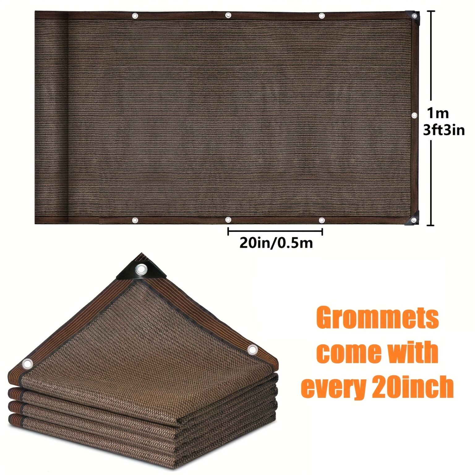 80 Privacy Screen Mesh Uvresistant Windshield For Patios Gardens - Free ...