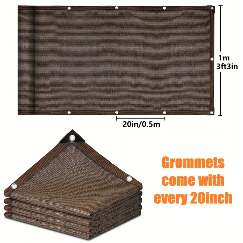 80 Privacy Screen Mesh Uvresistant Windshield For Patios Gardens - Free ...