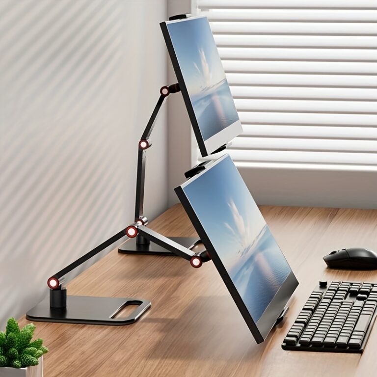 Adjustable Vesa Portable Monitor Stand 1217 Inch Universal Desk Mount ...