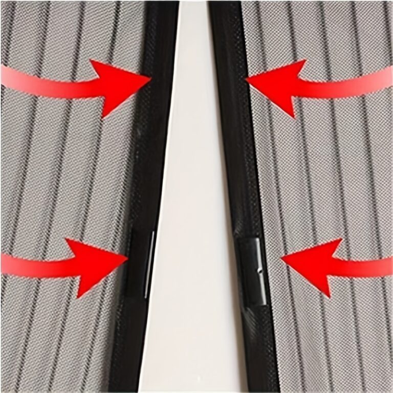 Heavy Duty Magnetic Mosquito Screen Door Automatic Close Antibug Mesh ...