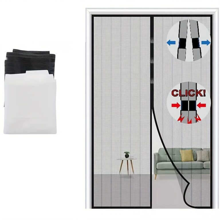 Heavy Duty Magnetic Mosquito Screen Door Automatic Close Antibug Mesh ...