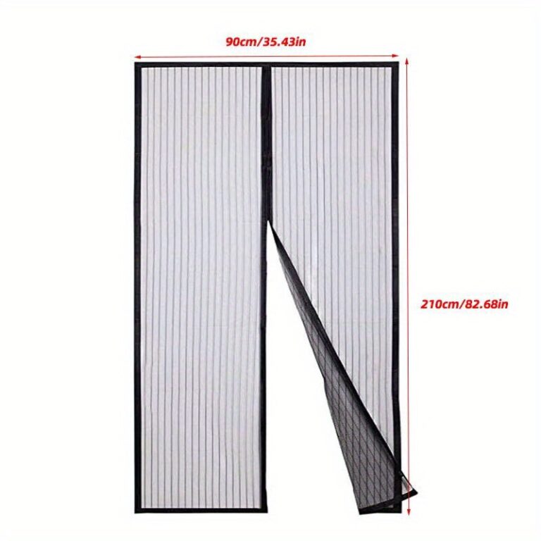 Heavy Duty Magnetic Mosquito Screen Door Automatic Close Antibug Mesh ...