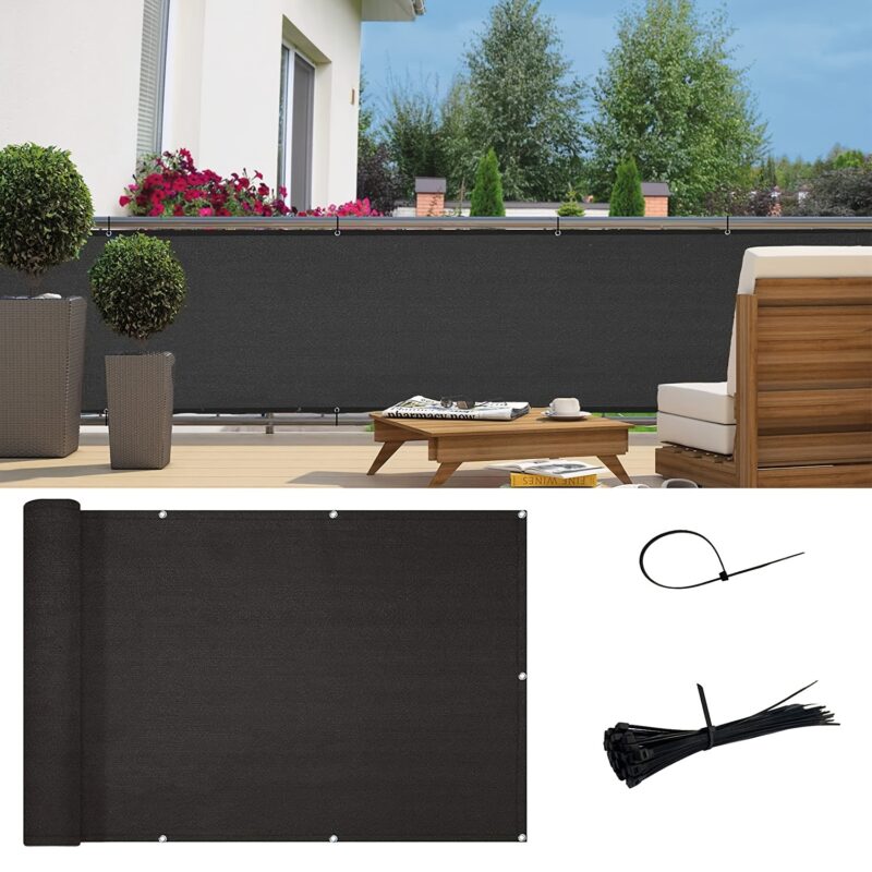 Heavy Duty Sand Privacy Screen For Patio Garden Yard 90 Uv Block - Free ...