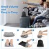 Ultimate Comfort Adjustable Portable Inflatable Foot Rest For Plane Car ...