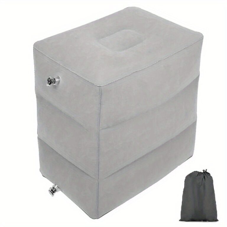 Ultimate Comfort Adjustable Portable Inflatable Foot Rest For Plane Car ...