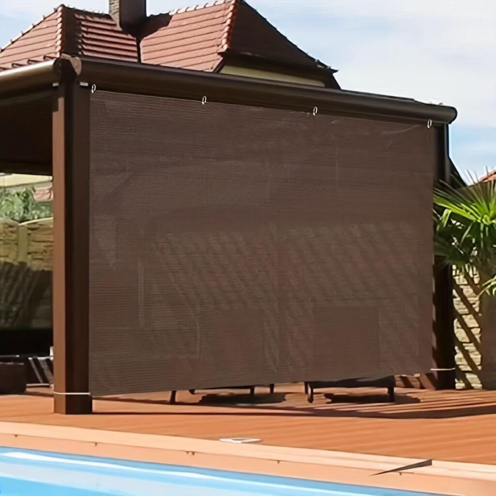 Heavyduty Uvresistant Shade Cloth With Grommets For Gardens And Patios ...