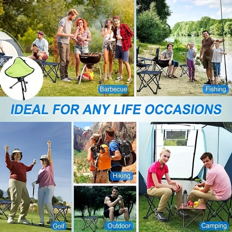 Ultralight Portable Folding Stool For Outdoor Hunting Fishing Beach ...
