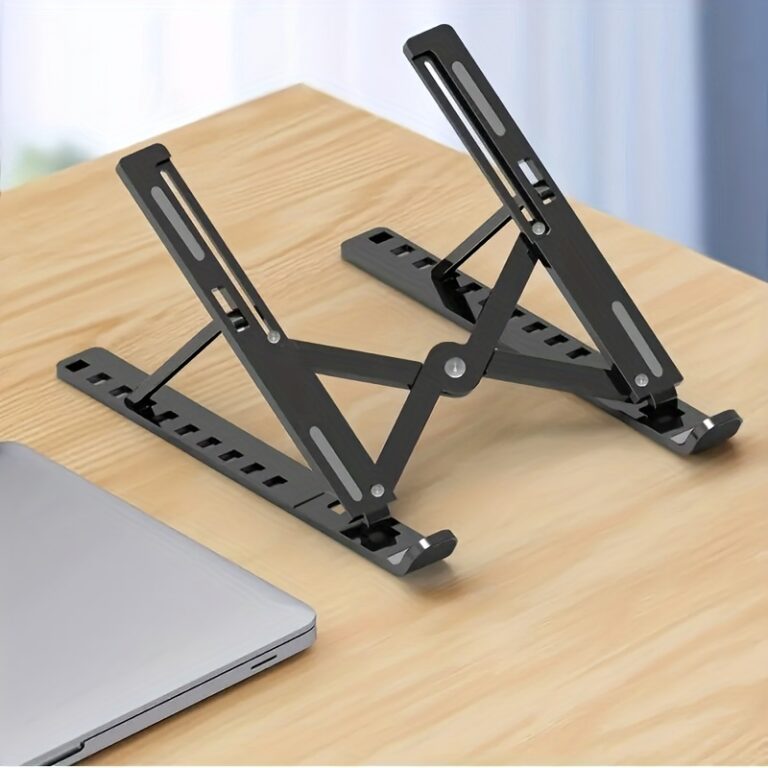 Adjustable Laptop Stand Foldable Cooling Portable Abs Material Desktop ...