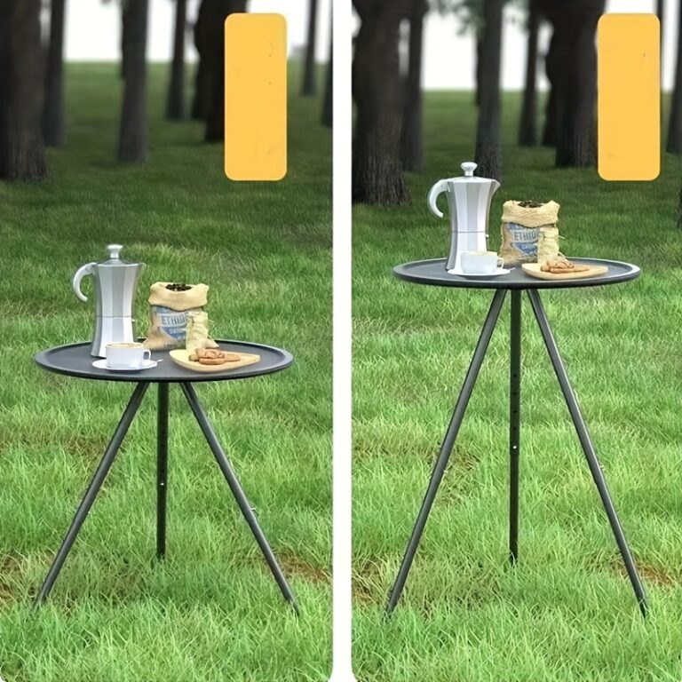 Ultralight Adjustable Camping Table Portable Retractable Legs ...