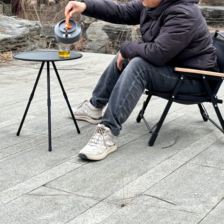 Ultralight Adjustable Camping Table Portable Retractable Legs ...