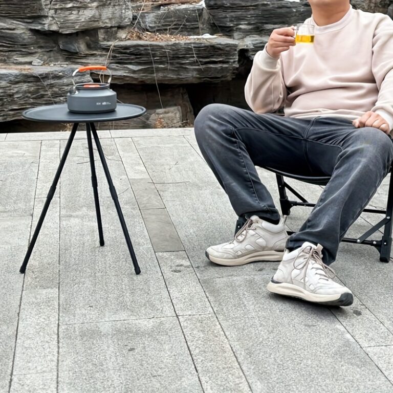 Ultralight Adjustable Camping Table Portable Retractable Legs ...