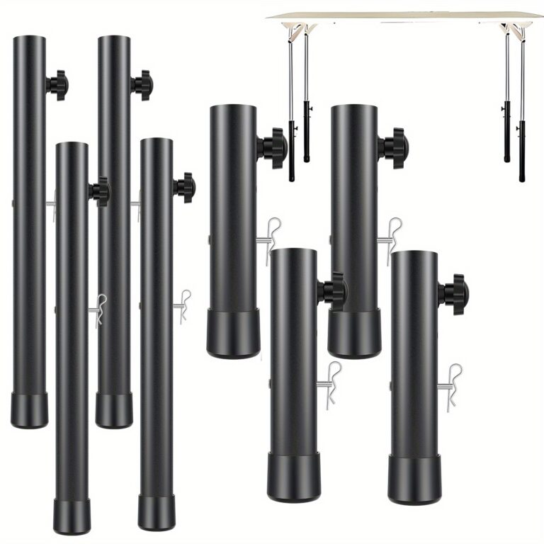 Adjustable Steel Folding Table Leg Risers Heavy Duty 24 Levels - Free ...