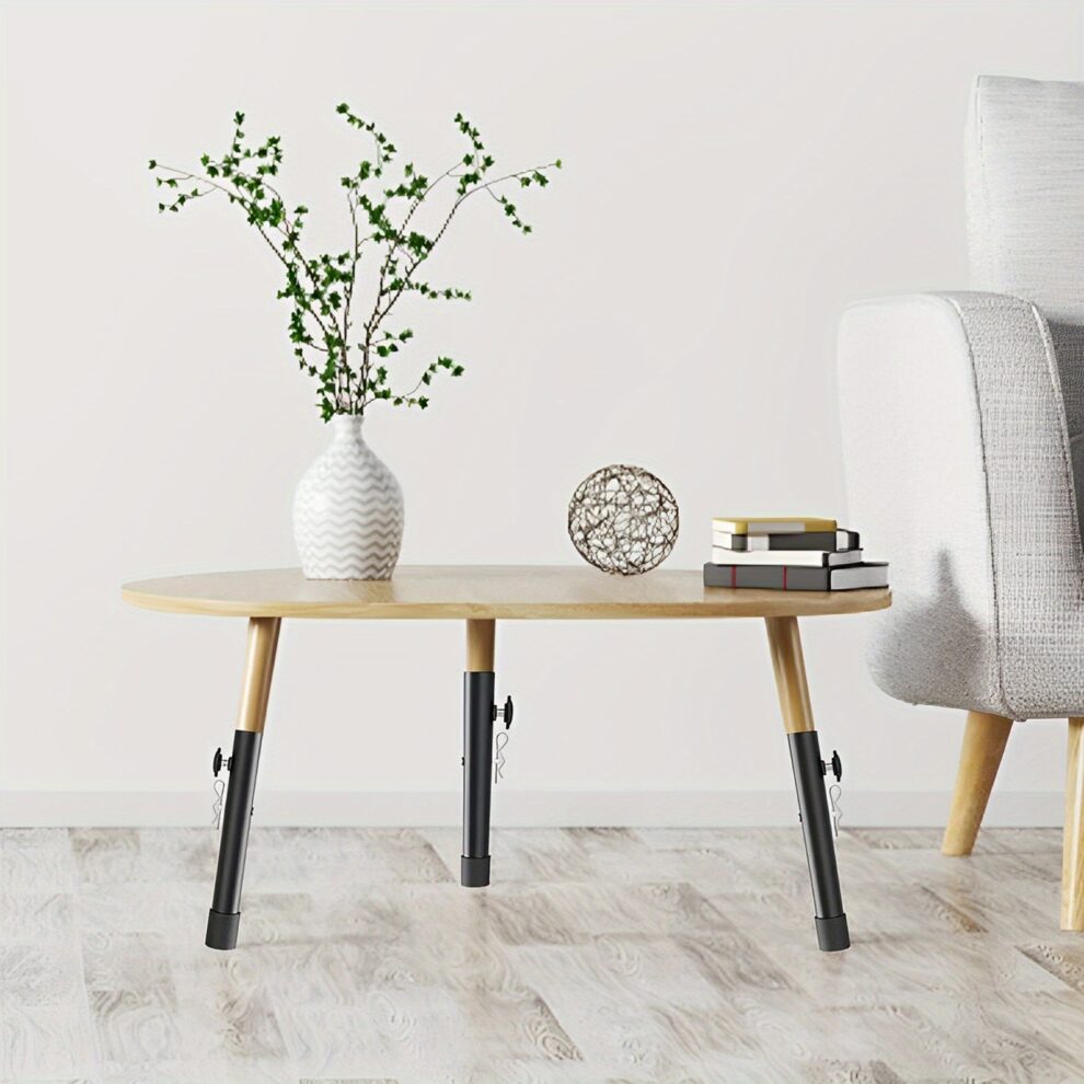 Adjustable Steel Folding Table Leg Risers Heavy Duty 24 Levels - Free ...