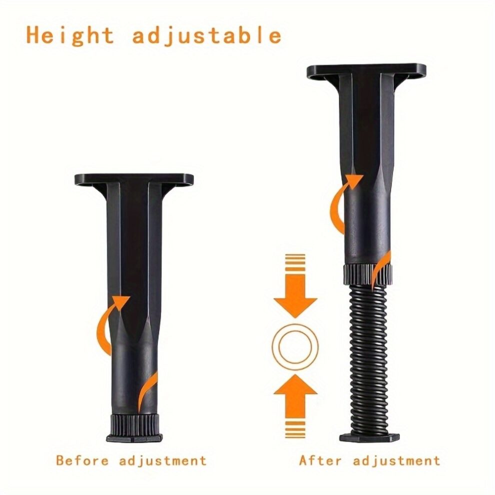 Adjustable Bed Support Legs Modern Easyinstall Height Adjustable No ...