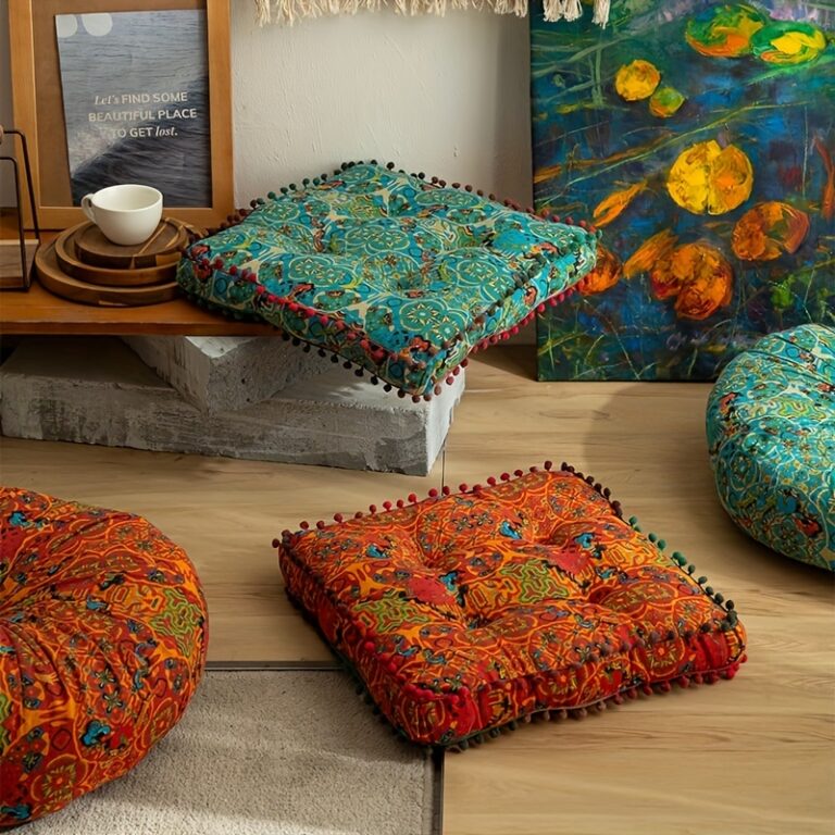 Boho Chic Washable Floor Cushion Versatile Home Decor Comfort Solution ...