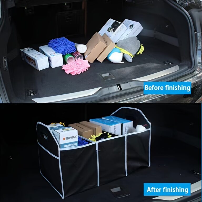Multifunctional Foldable Car Trunk Storage Box Ultimate Car Organizer ...