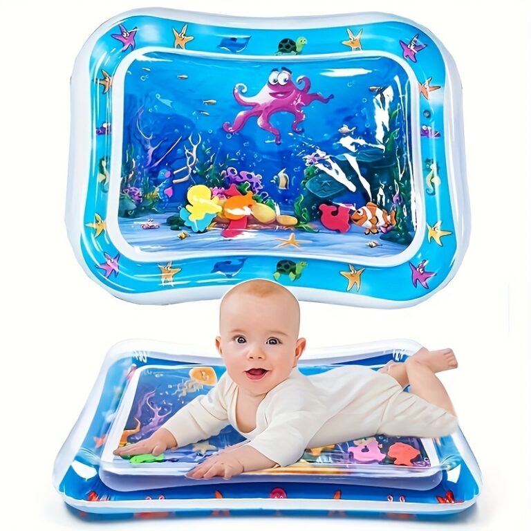 Inflatable Tummy Time Water Mat Babys Fun Activity Center - Free ...