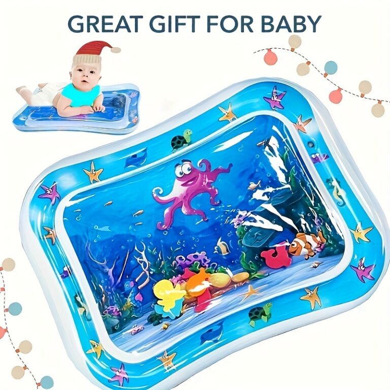 Inflatable Tummy Time Water Mat Babys Fun Activity Center - Free ...