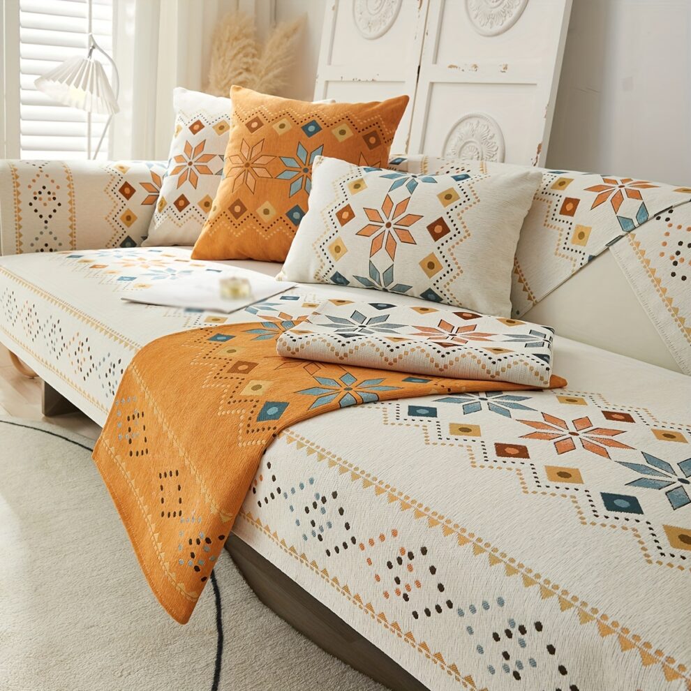 Chenille Nonslip Sofa Slipcover Four Seasons Universal Couch Protector ...