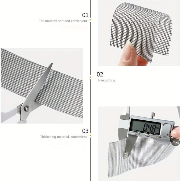 Waterproof Selfadhesive Window Screen Repair Tape Antiinsect Mesh Patch ...
