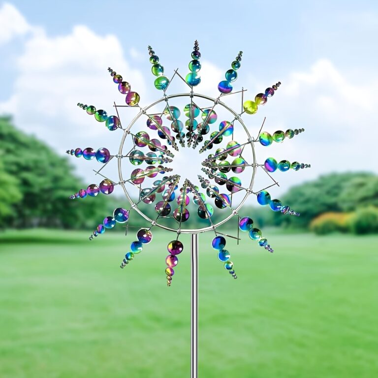 3d Magical Metal Windmill Kinetic Garden Wind Spinner Sculpture - Free ...