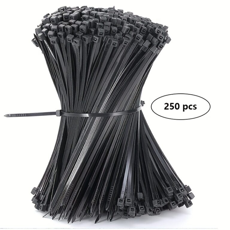 Heavy Duty Black Nylon Cable Zip Ties 250pcs Various Sizes - Free ...
