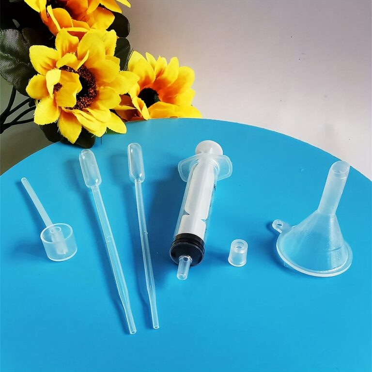 Essential Perfume Cosmetic Refill Tool Kit Funnel Pipette Syringe ...