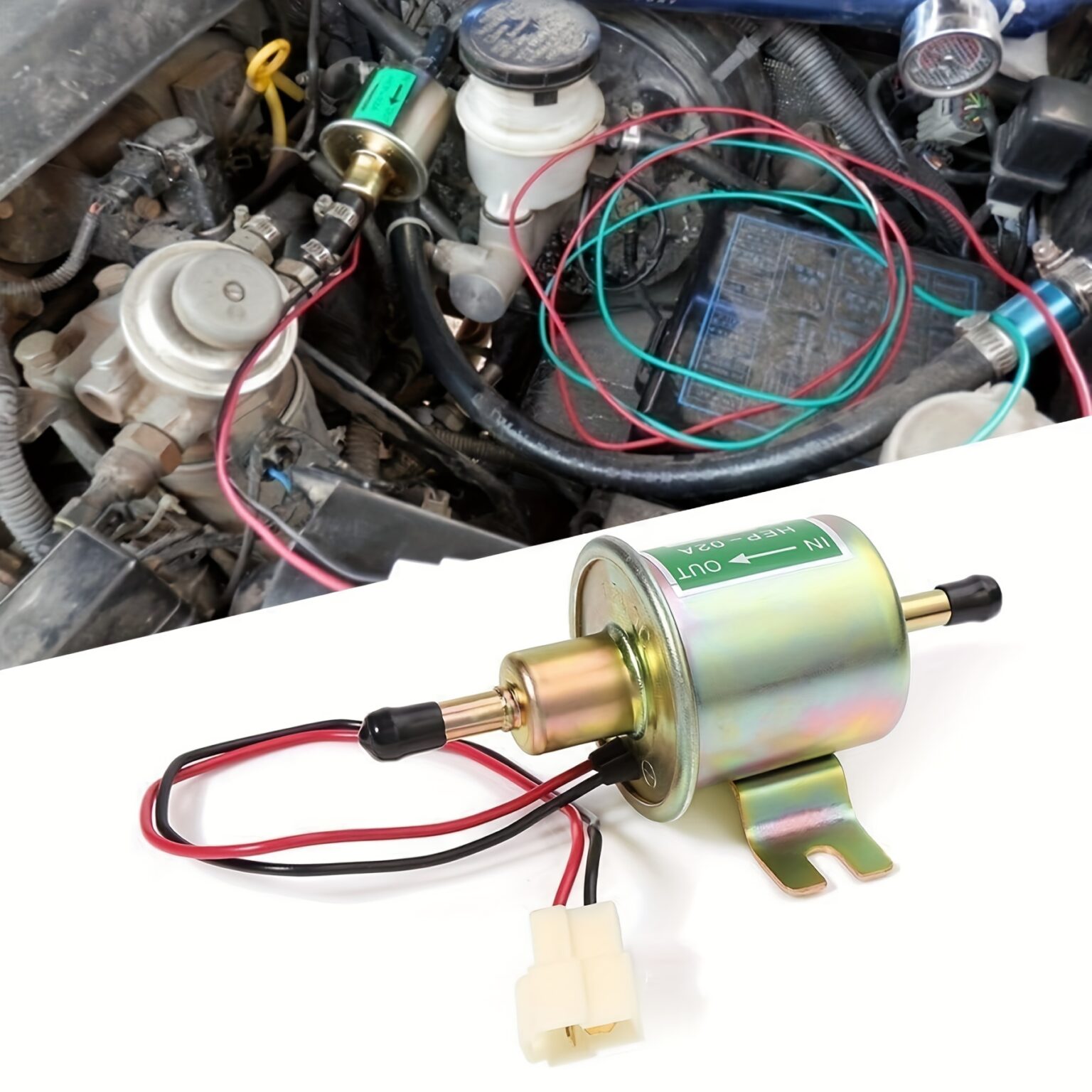 Universal 12v Electric Fuel Pump Efficient Durable Easy Install For ...