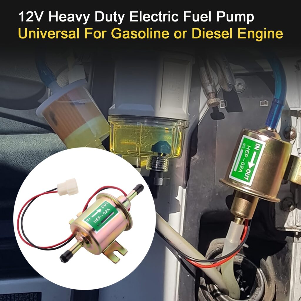 Universal 12v Electric Fuel Pump Efficient Durable Easy Install For ...