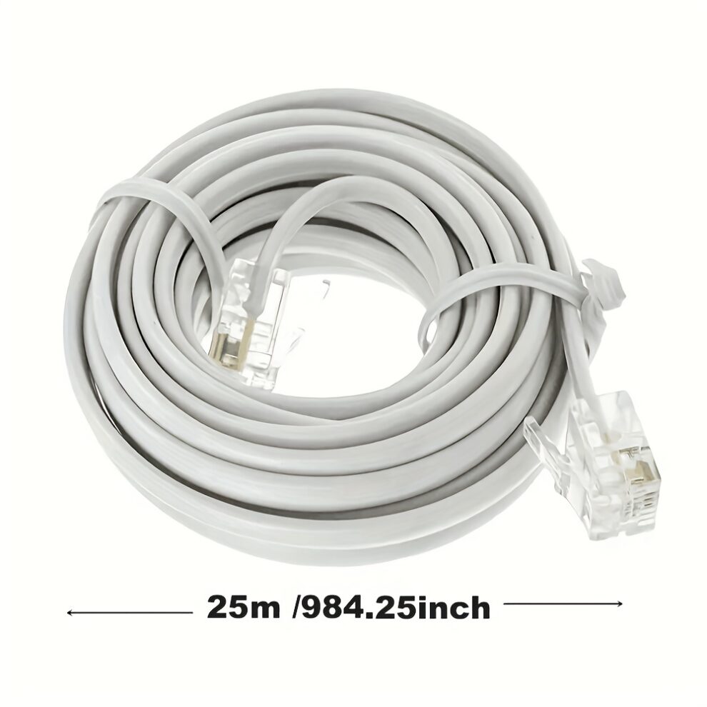 Rj11 Telephoneinternet Cable Highspeed Multiple Lengths For Home Office ...
