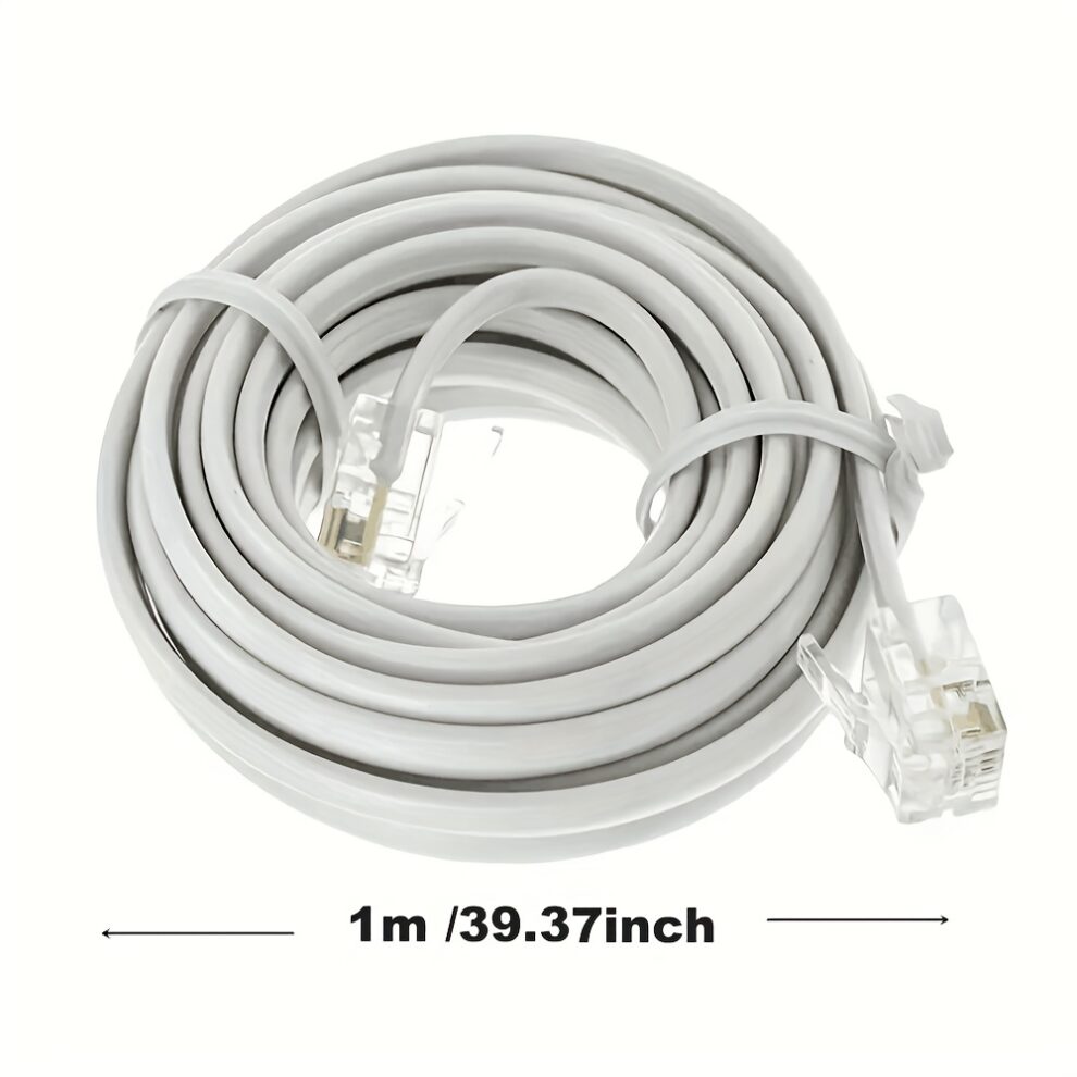 Rj11 Telephoneinternet Cable Highspeed Multiple Lengths For Home Office ...