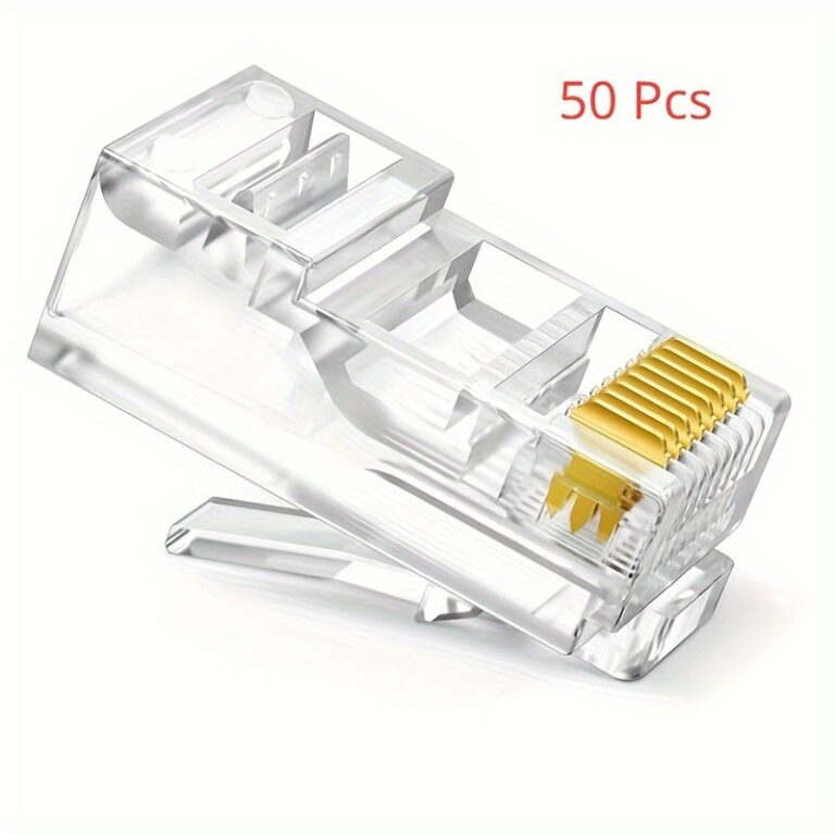 50pcs Cat6 Rj45 Unshielded Network Connectors Ethernet Plugs - Free ...