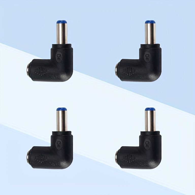 4pcs 90 Degree 55x21mm Dc Power Connector Adapter For Laptop - Free ...