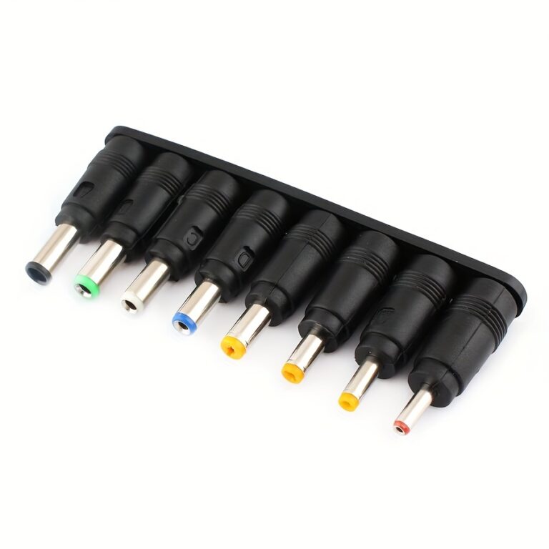 8piece Universal Ac Dc Jack Plug Adapter Set Multisize Connectors ...