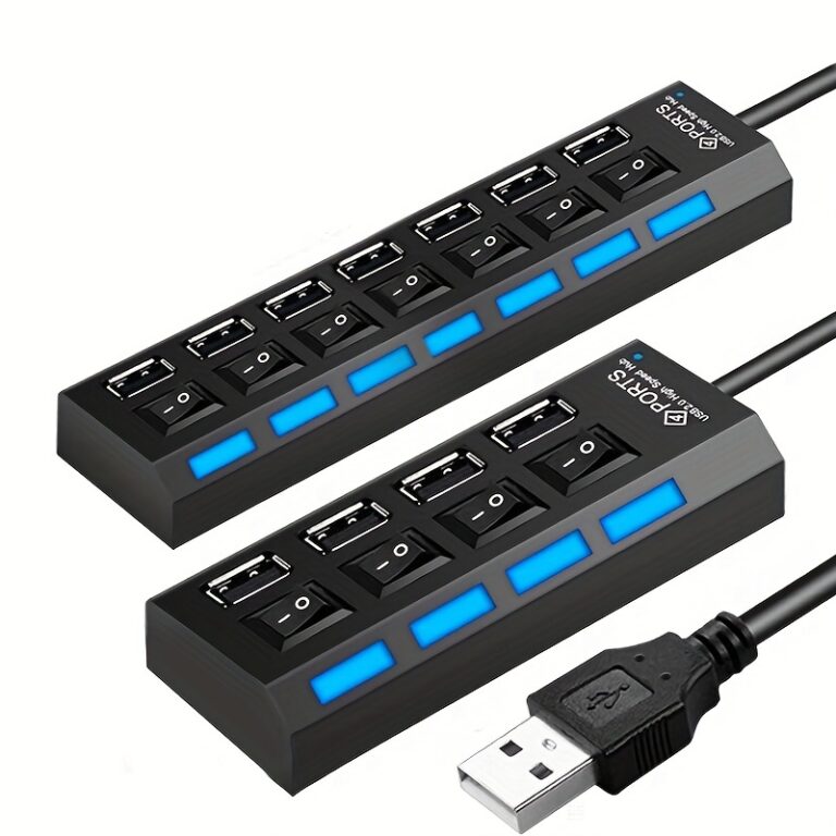 Highspeed 47 Port Usb 20 Hub Splitter With Led Switch - Free Shipping ...