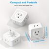 5way Multi Plug Outlet Adapter Travel Home Office Essentials - Free ...