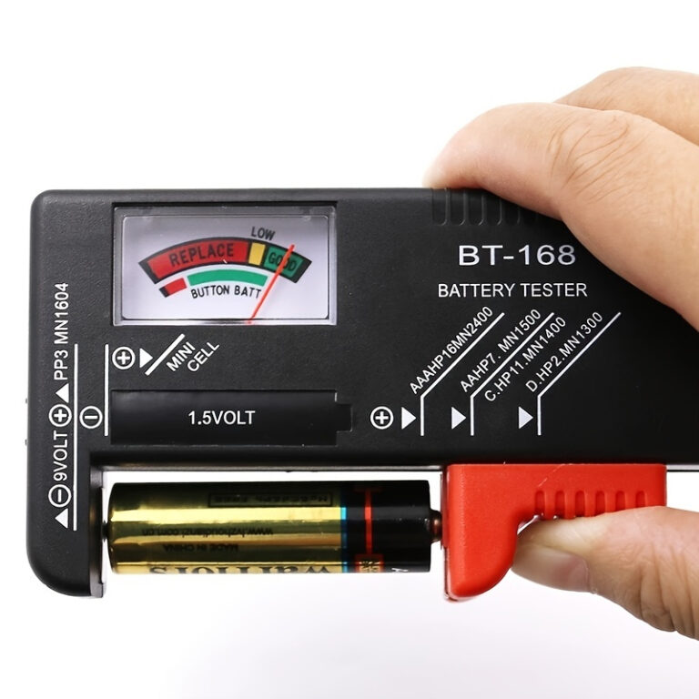 Portable Multisize Battery Tester Accurate Voltage Checker For ...
