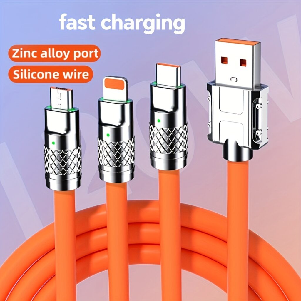 120w Usbc Fast Charger Cable For Iphone Universal Devices - Free ...