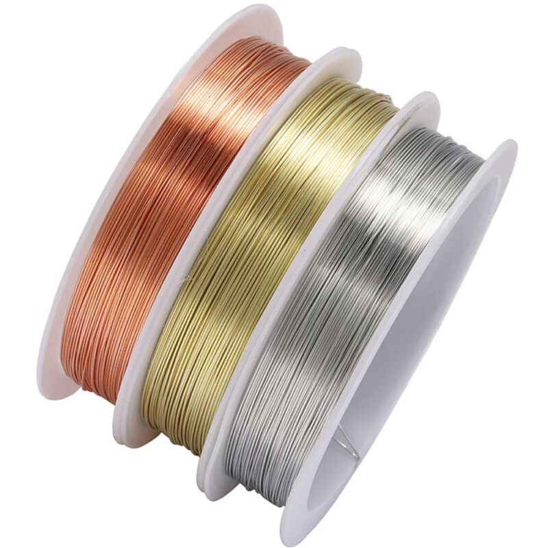 Versatile Golden Copper Wire Roll For Diy Jewelry Crafting Various ...