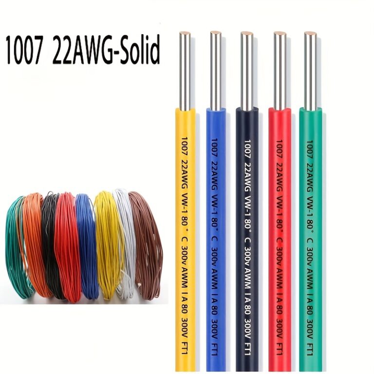 22 Awg Tinned Copper Electrical Wire Ul1007 Hookup Breadboard Cable - Free Shipping Worldwide
