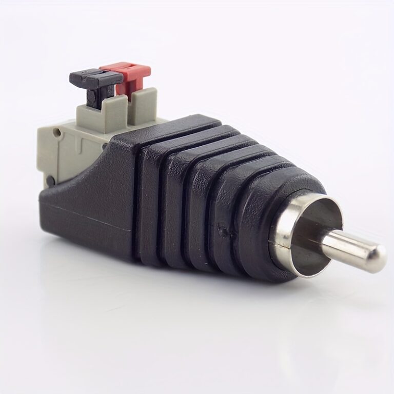 Rca Speaker Wire To Audio Male Jack Cable Adapter - Free Shipping Worldwide