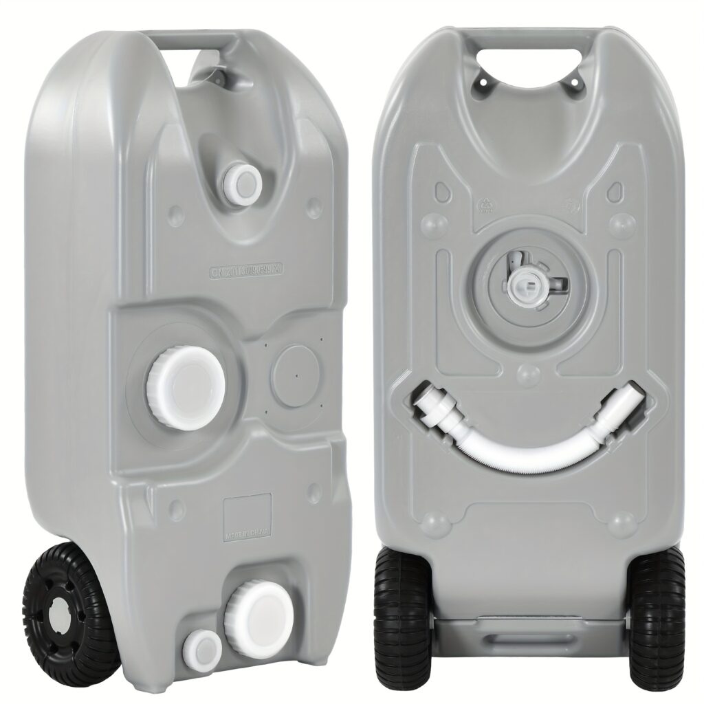 Portable 106 Gallon Rv Waste Holding Tank Camper Grey Water Solution ...