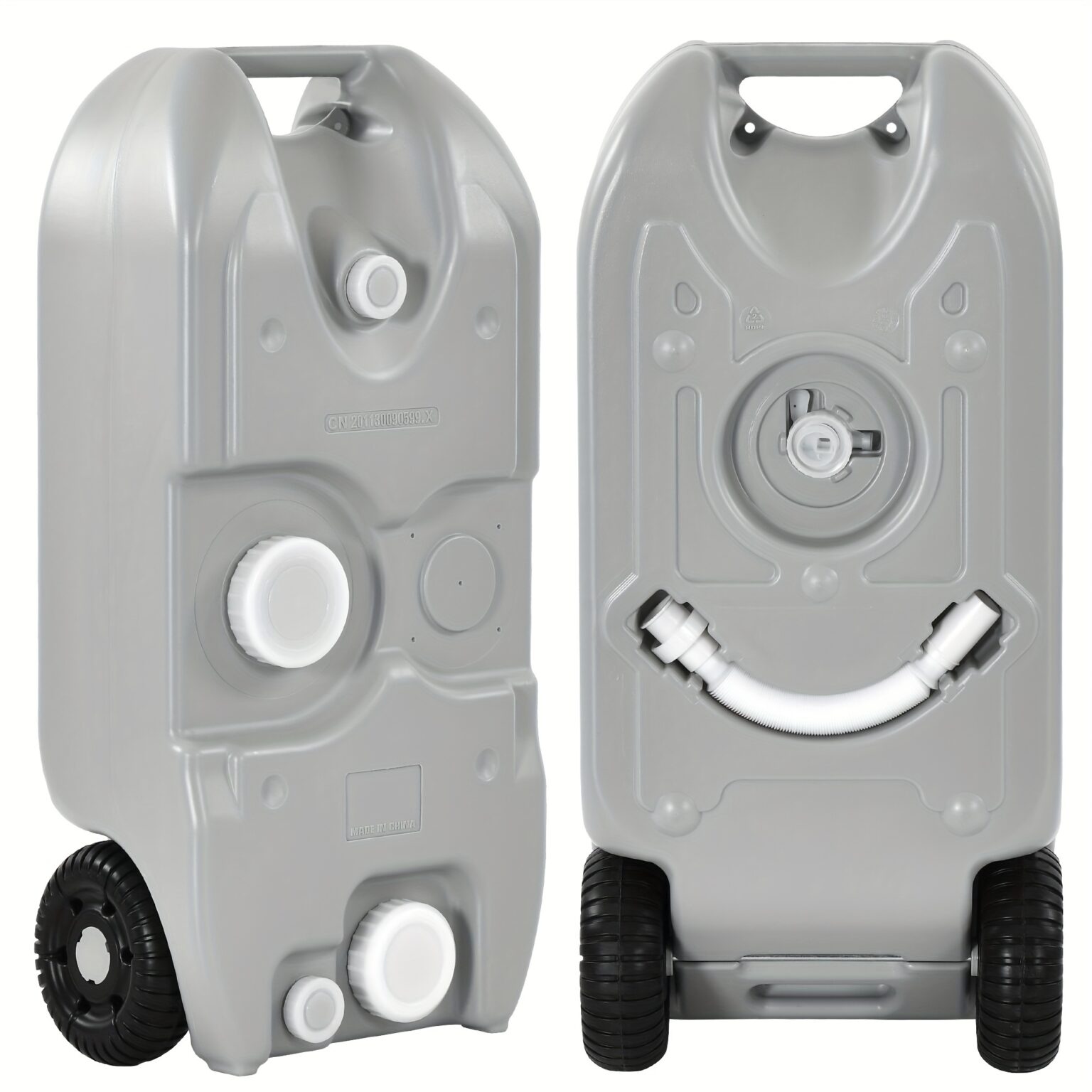 Portable 106 Gallon Rv Waste Holding Tank Camper Grey Water Solution ...