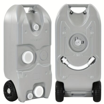 Portable 106 Gallon Rv Waste Holding Tank Camper Grey Water Solution ...