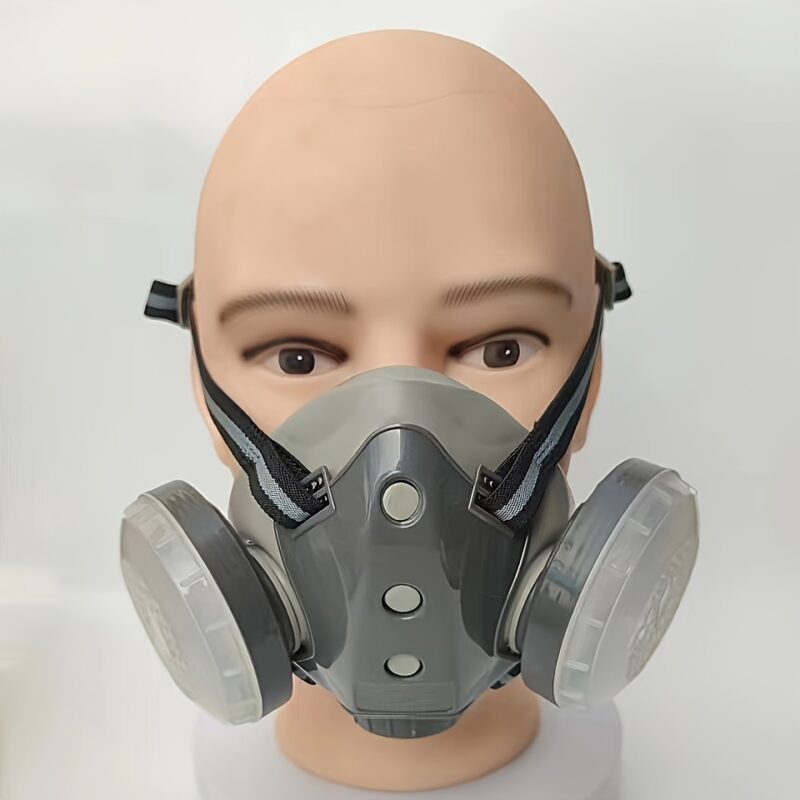 Reusable Halfface Respirator Mask Set For Industrial And Woodworking ...