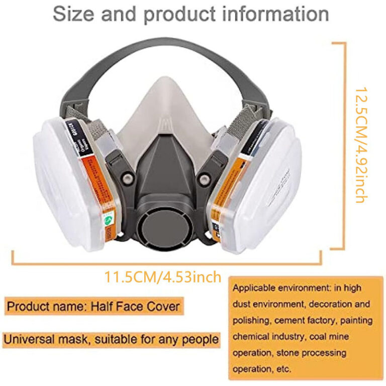 Reusable 15in1 Respirator Mask With Filters For Painting And Gas - Free ...