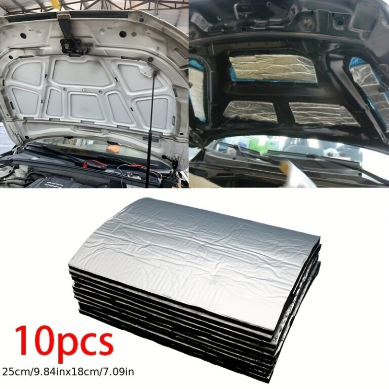 10 Sheets 5mm Car Van Sound Deadening Insulation Noise Heat Reduction ...