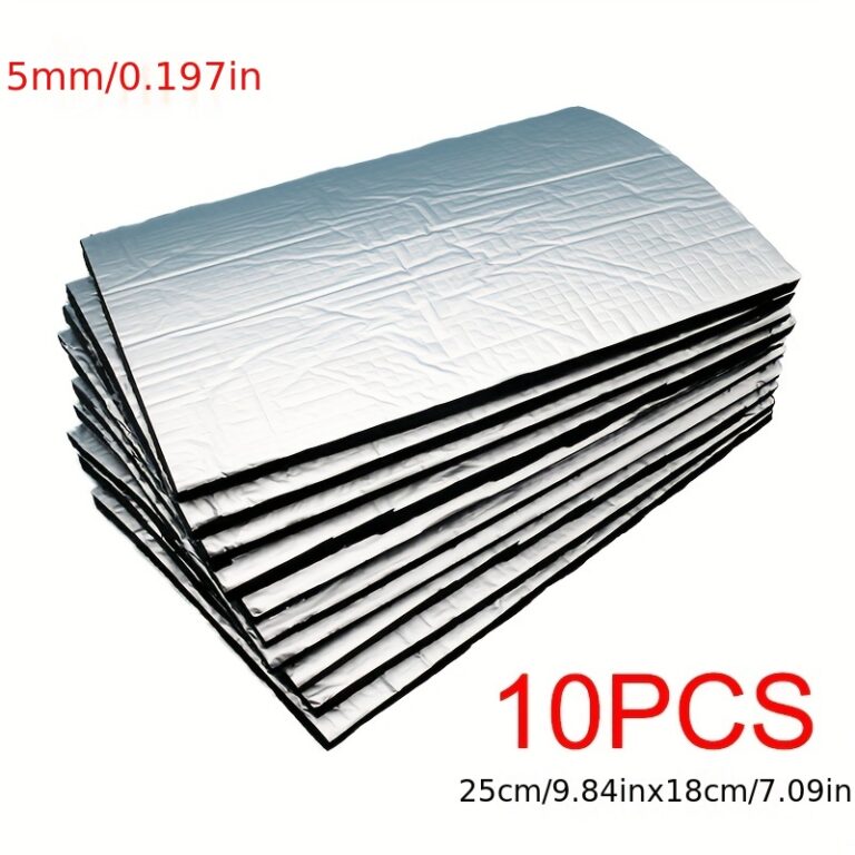 10 Sheets 5mm Car Van Sound Deadening Insulation Noise Heat Reduction ...
